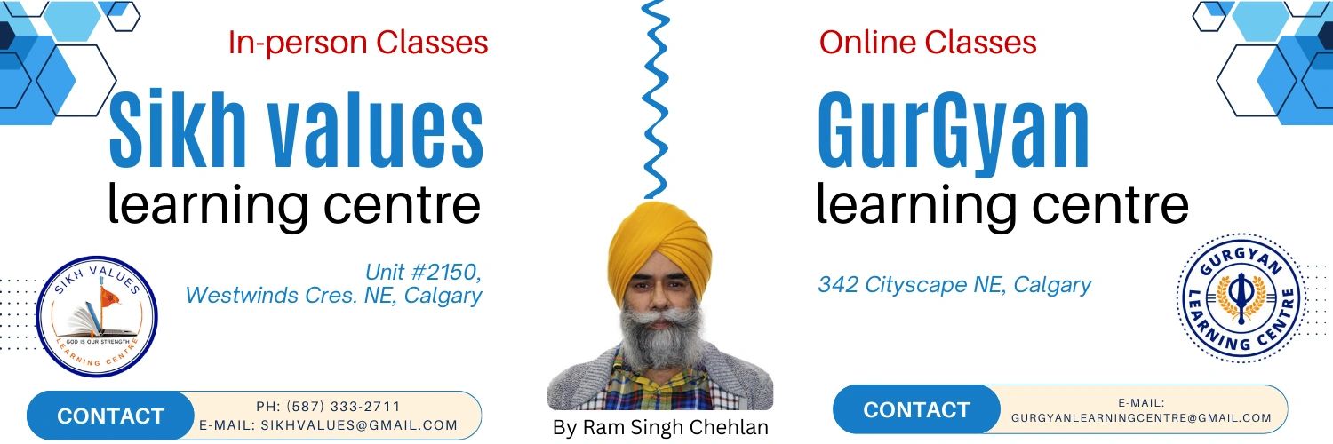 Sikh Values Learning Centre Inc - Sikh Values Courses, And Syllabus - Books, And Class Timings